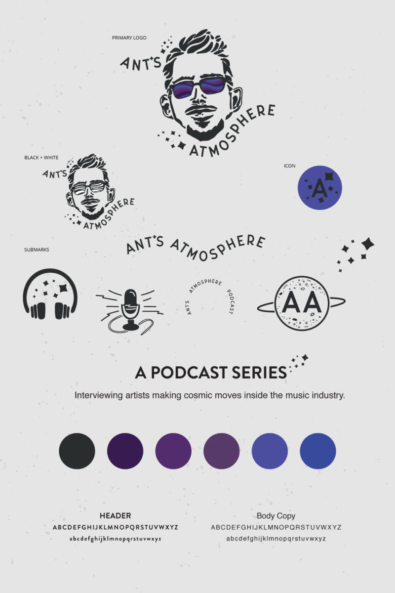 Podcast Brand Design: Ant's Atmosphere | Victoria & Co.